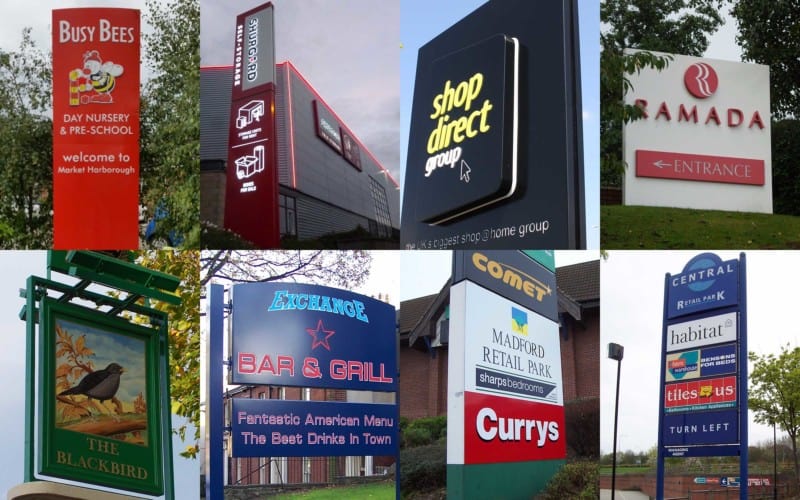 Different Types Of Signage For Your Business » Alpen Signs